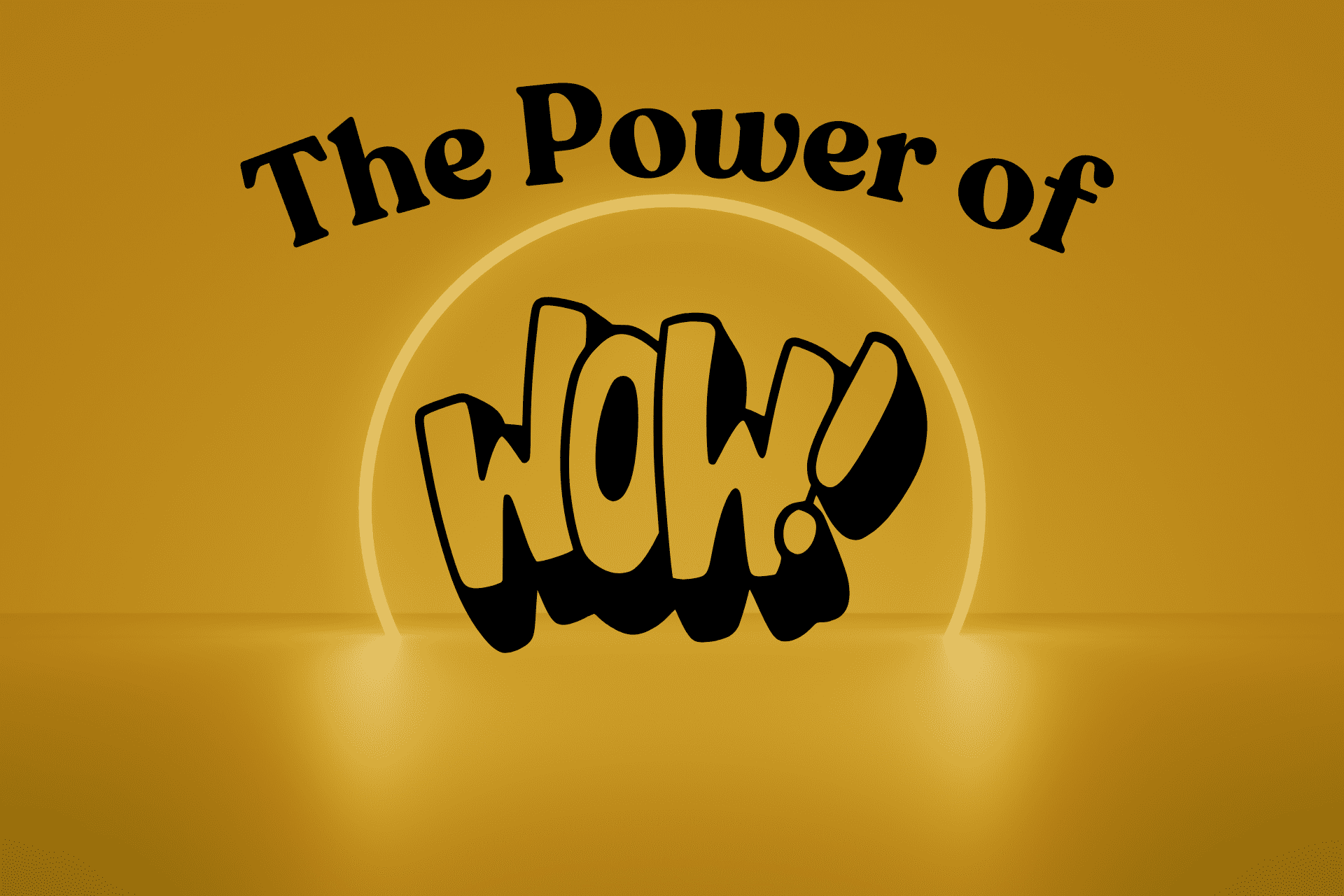 The Power of "Wow" | James Gray Robinson